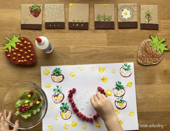 Thème: La fraise – Cocon-Schooling