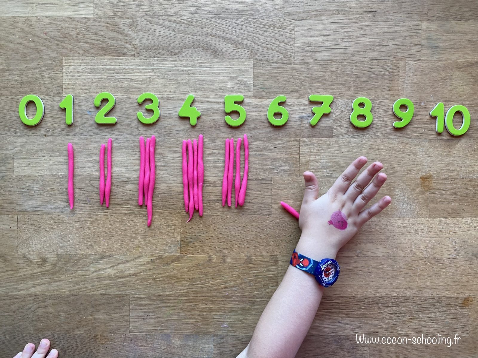 Pâte à modeler et art visuel – Cocon-Schooling