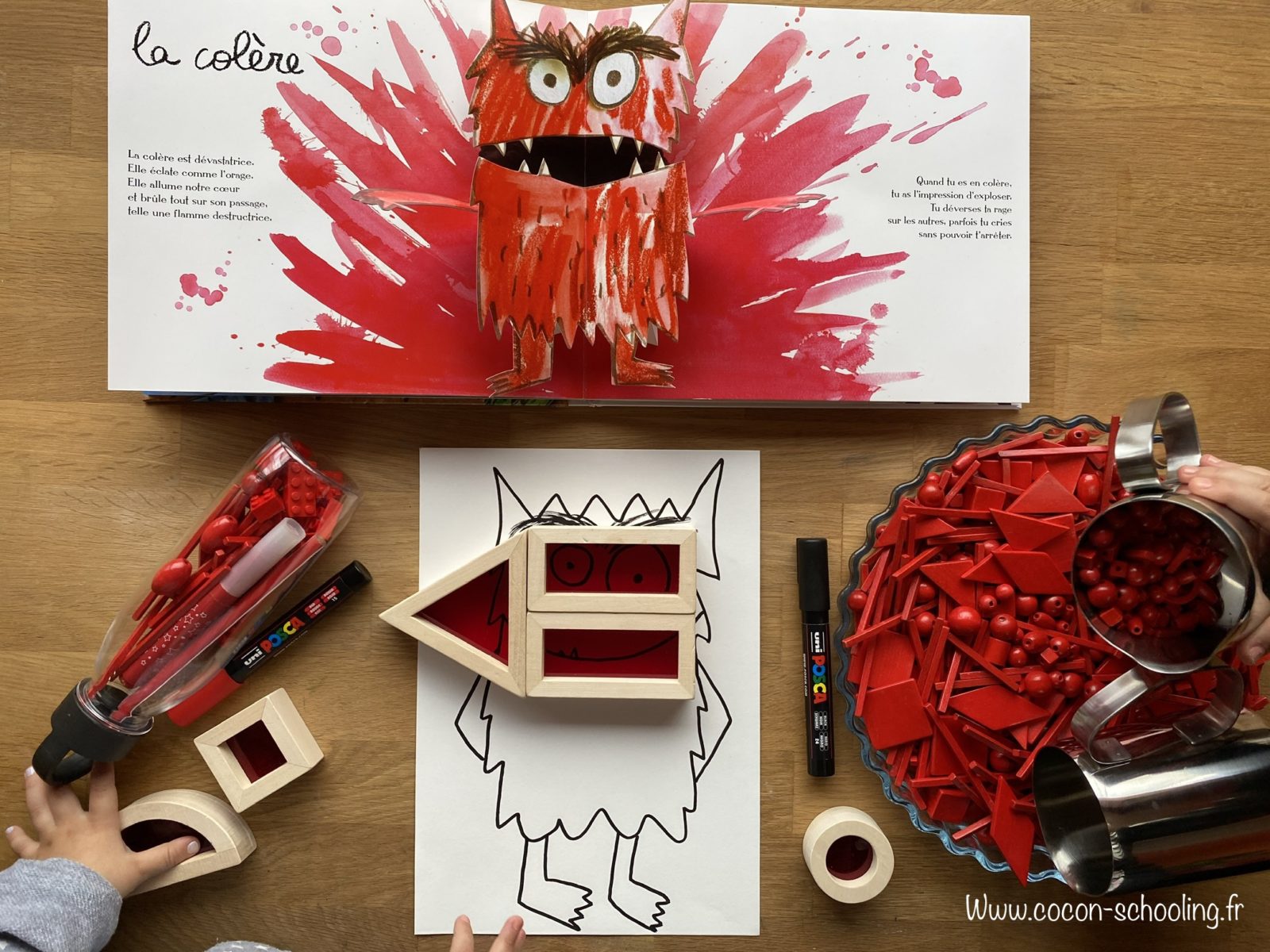 Thème: La couleur des émotions – Cocon-Schooling