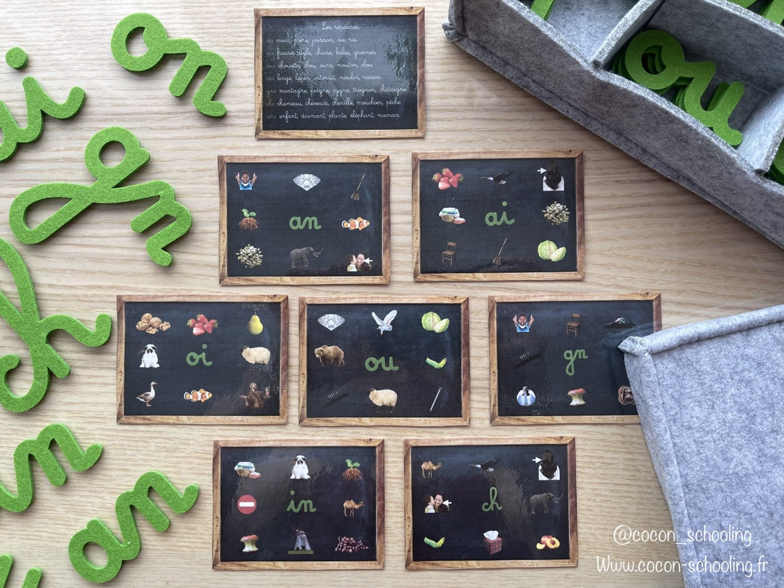 Les lettres mobiles de chez Trésor de Maman – Cocon-Schooling