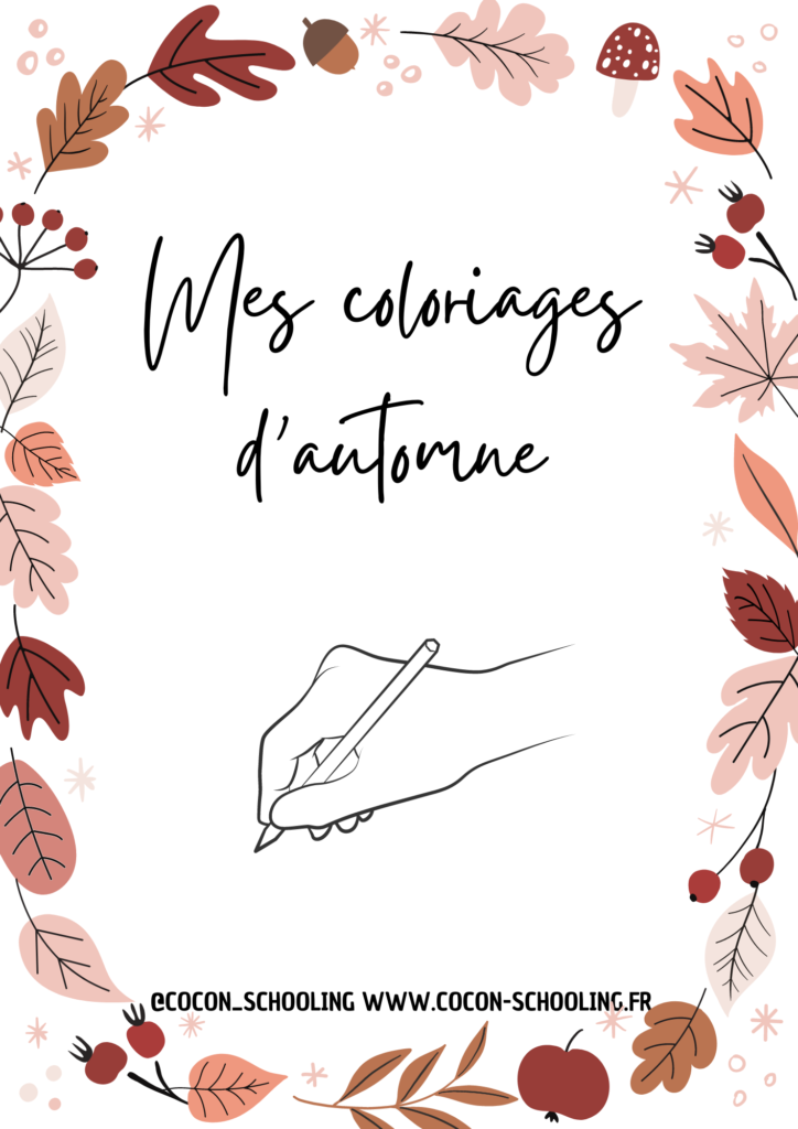 Mes coloriages d’automne – Cocon-Schooling