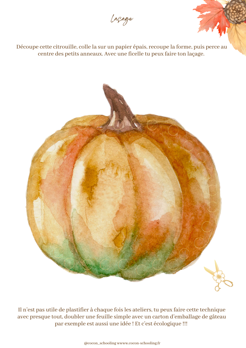 Livret de l’Automne maternelle – Cocon-Schooling