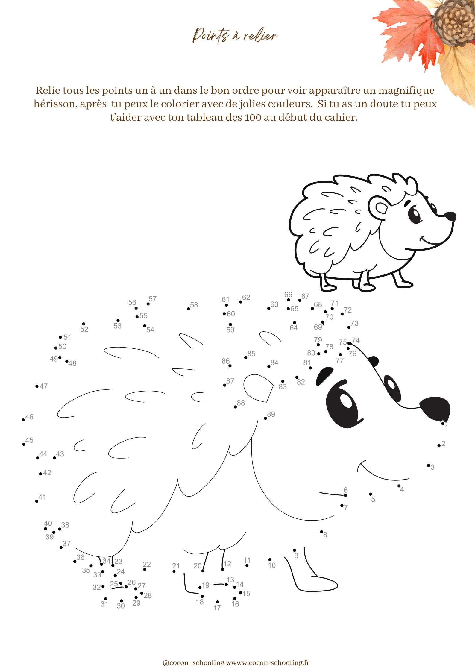 Livret de l’Automne maternelle – Cocon-Schooling