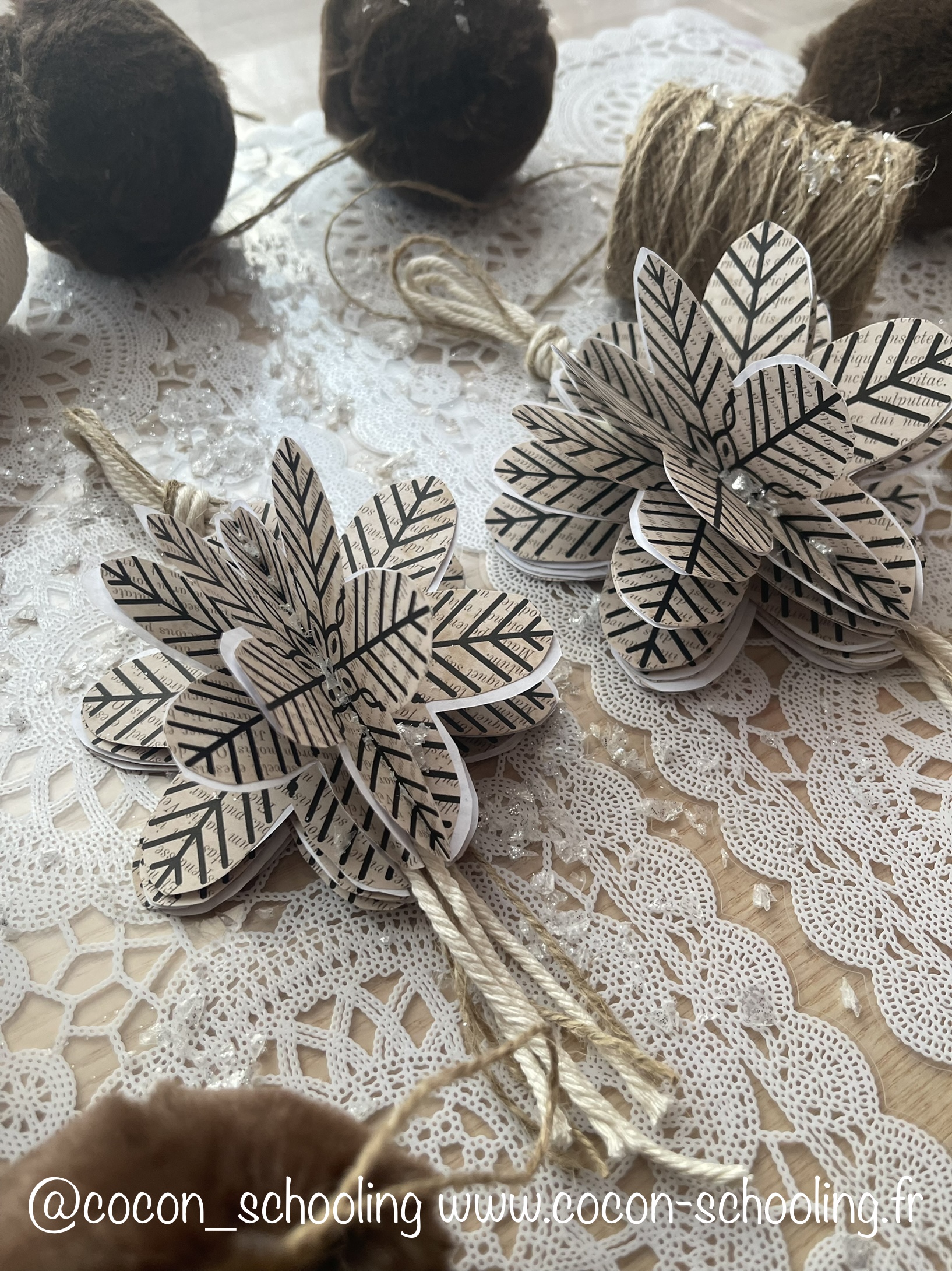 Flocon DIY – Cocon-Schooling