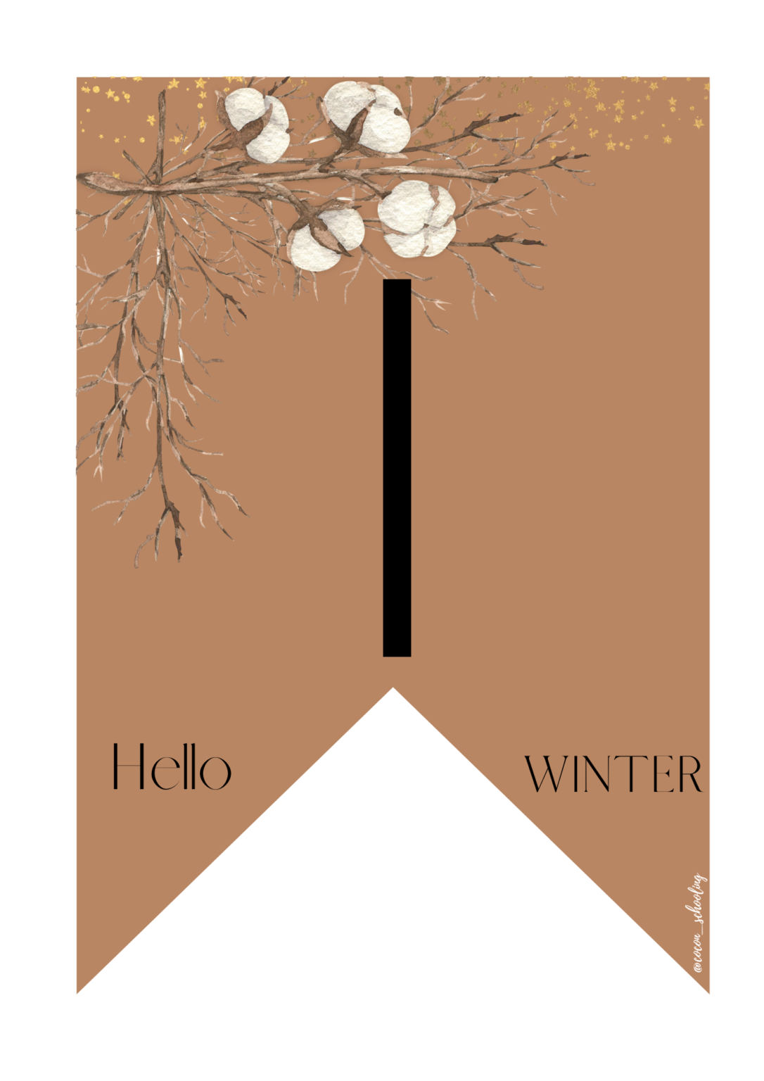 Banderole hiver – Cocon-Schooling