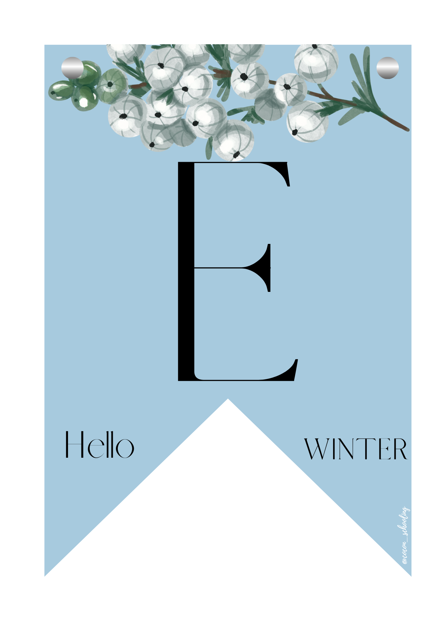 Banderole hiver – Cocon-Schooling