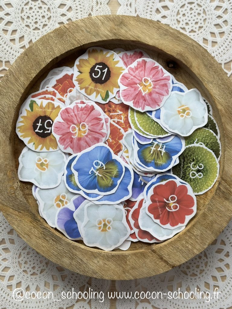 Les fleurs jusqu’à 100 – Cocon-Schooling