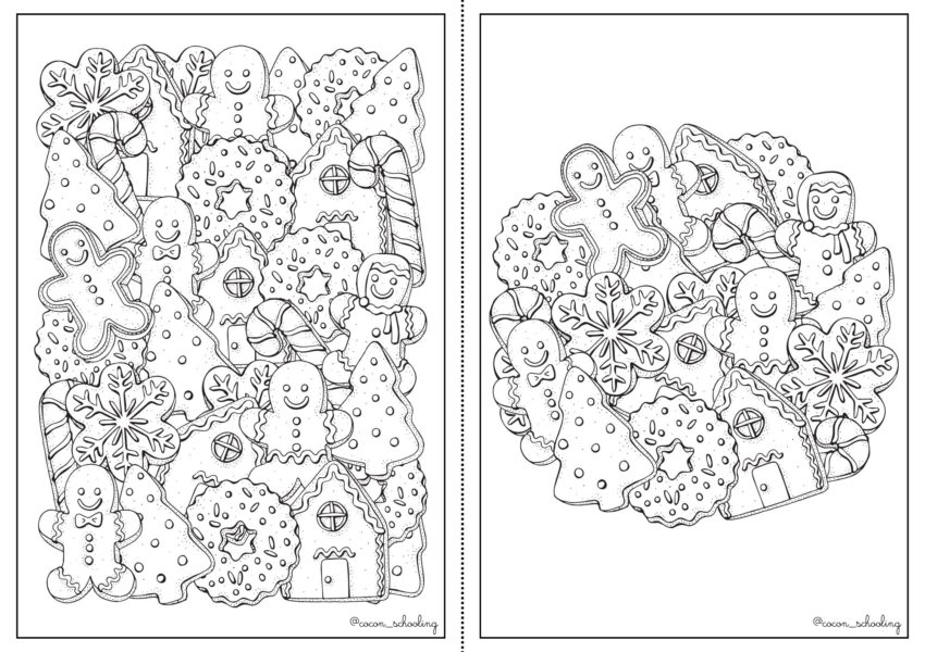 Coloriage hiver – Cocon-Schooling