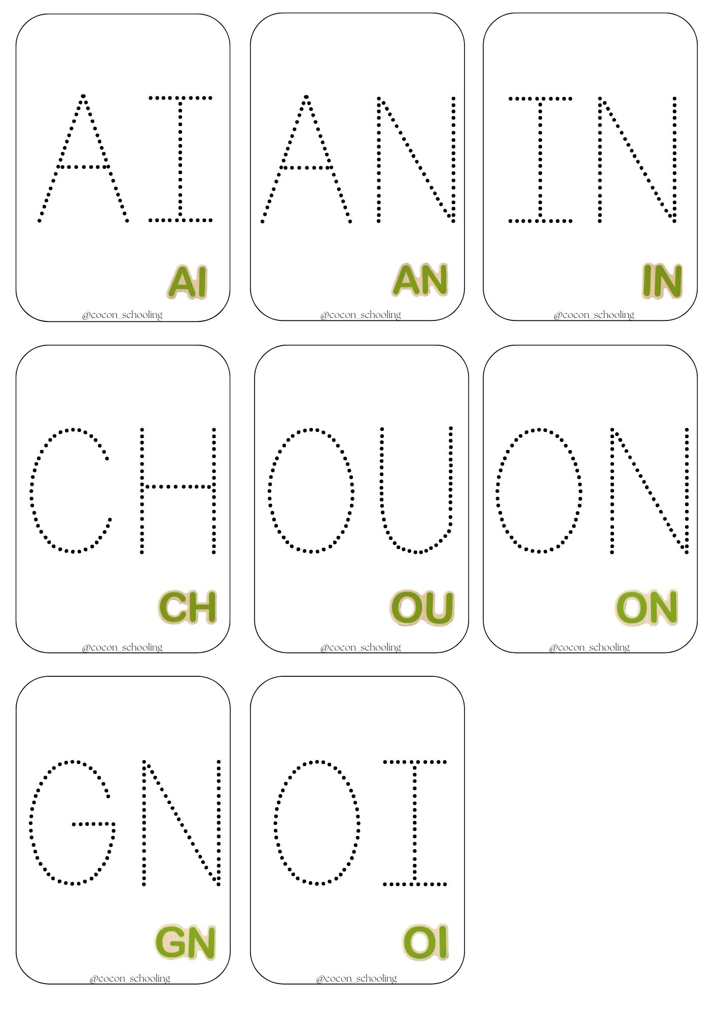 Sons complexes pâte à modeler et écriture – Cocon-Schooling